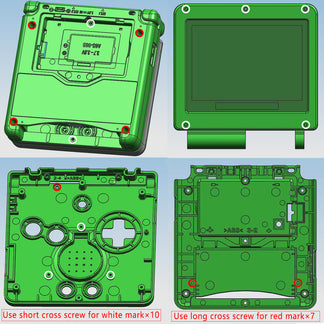 GBA SP Custom Mirror Shell – FunnyPlaying